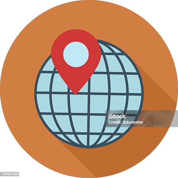 Globe 핀 채색기법 벡터 일러스트 0명에 대한 스톡 벡터 아트 및 기타 이미지 0명 2015년 내비게이션 Istock