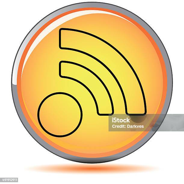 Rss 피드 광택지 버튼 0명에 대한 스톡 벡터 아트 및 기타 이미지 0명 구 누름 버튼 Istock