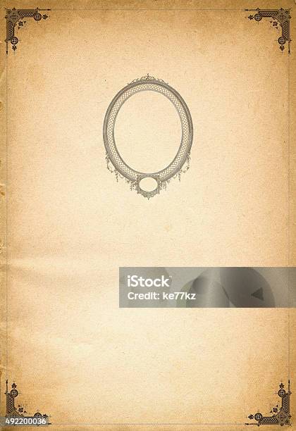 Old Paper Background With Decorative Vintage Border向量圖形及更多2015年圖片 Istock