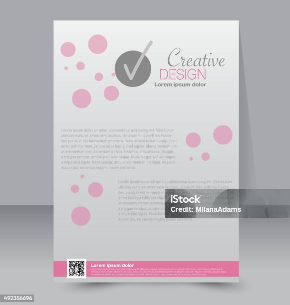 Flyer Template Business Brochure Editable A4 Poster向量圖形及更多2015年圖片 Istock