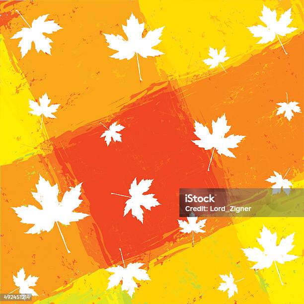 Autumnal 단풍잎 따라 튀기다 배경기술 0명에 대한 스톡 벡터 아트 및 기타 이미지 0명 2015년 가을 Istock