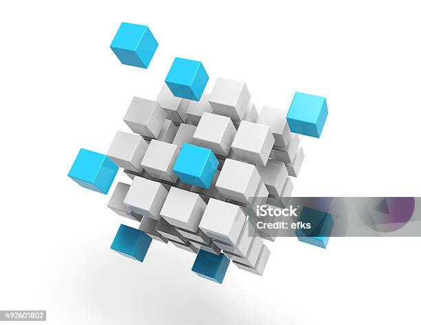 3 D 큐브 흰색 배경의 입방체에 대한 스톡 사진 및 기타 이미지 입방체 3차원 형태 블럭 Istock
