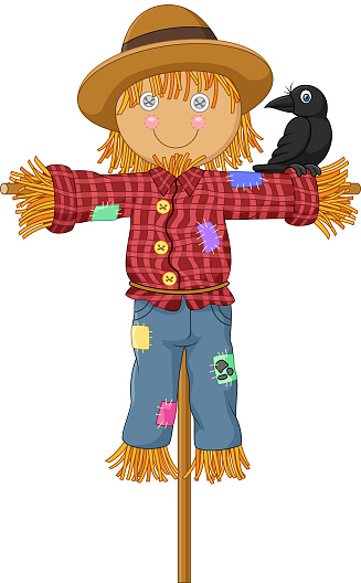 Kartun Gagak Bertengger Di Scarecrow Ilustrasi Stok - Unduh Gambar ... Kartun Gagak Bertengger Di Scarecrow Ilustrasi Stok - Unduh Gambar ...