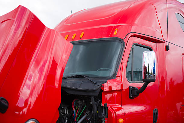 Free Stock Photo of Red Freightliner trucks | Download Free Images and ...