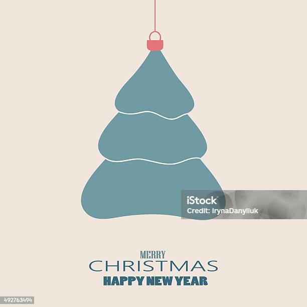 Merry Christmas Vintage Retro Tipografi Desain Huruf Kartu Ucapan