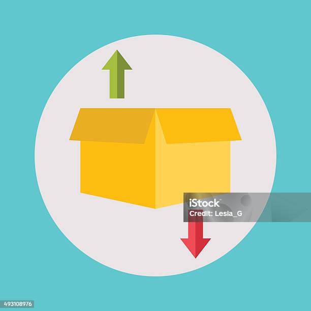 Warehouse Icons Logistic Blank And Transportation Storage Vecto Stock