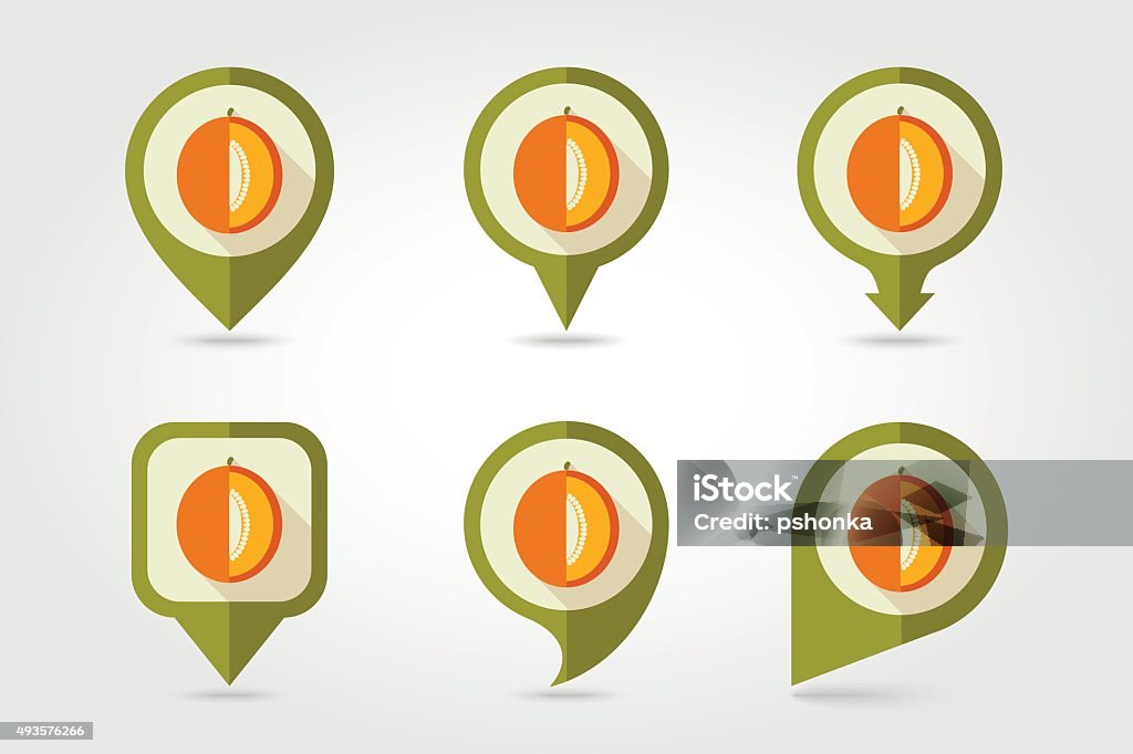 Melon Mapping Pins Icons Stock Illustration - Download Image Now - 2015 ... Melon Mapping Pins Icons Stock Illustration - Download Image Now - 2015 ...