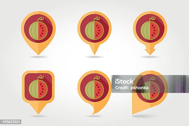 Watermelon Mapping Pins Icons Stock Illustration - Download Image Now ... Watermelon Mapping Pins Icons Stock Illustration - Download Image Now ...