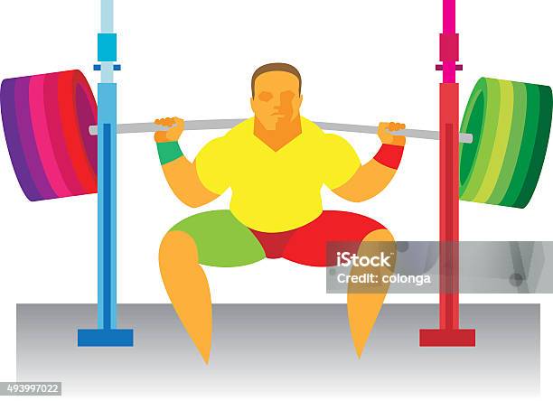 Powerlifting Track And Field Athlete 2015년에 대한 스톡 벡터 아트 및 기타 이미지 2015