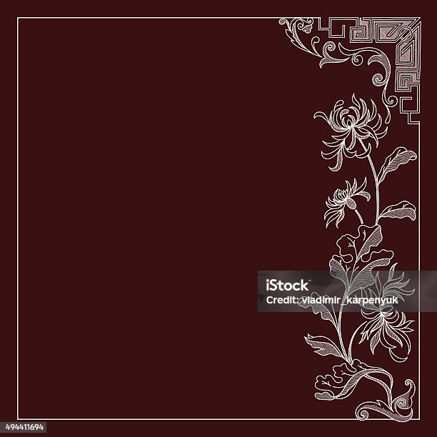 Vector Vintage Border Frame向量圖形及更多2015年圖片 2015年 切片 墨水 Istock