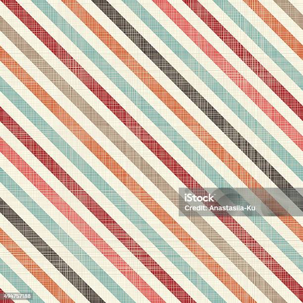 Seamless Textile Quilt Pattern向量圖形及更多棉被圖片 棉被 無痕式樣 傾斜的 Istock