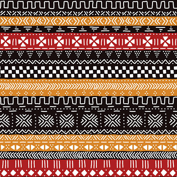Free African Design Borders Clipart