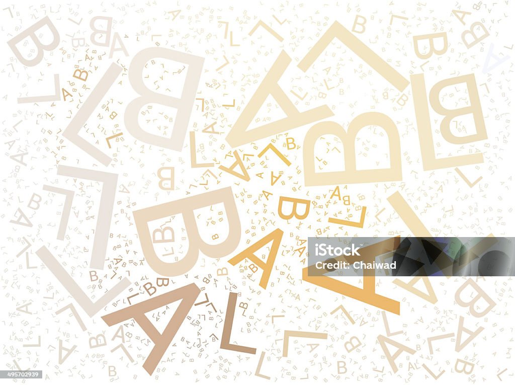 Continuous Letters Pattern Illustration Stock Illustration Download