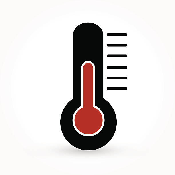 Cartoon Thermometer Fire