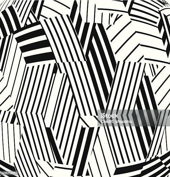 抽象的な黒と白のストライプパターンの背景 模様のベクターアート素材や画像を多数ご用意 模様 線 並んでいる Istock