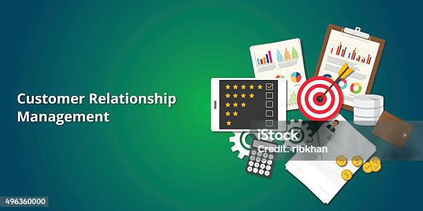 Gestion De La Relation Client Crm Vecteurs Libres De Droits Et Plus D