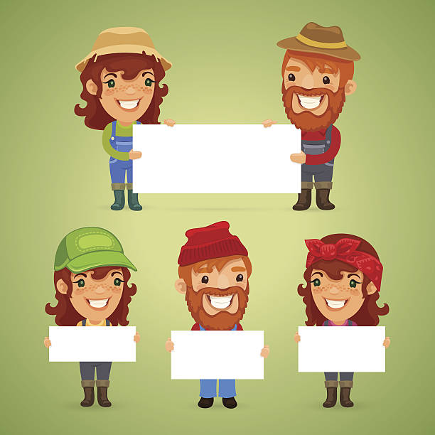 70 Hands Holding Empty Placards Billboards With Space For Text Stock
