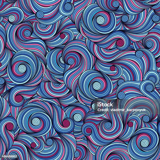 Seamless Asian Ethnic Floral Retro Background Pattern In Vector向量圖形及更多