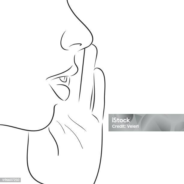 Vetores De Esboço Ilustração De Uma Menina Gritando De Emoção E Mais Imagens De Fofoca Fofoca