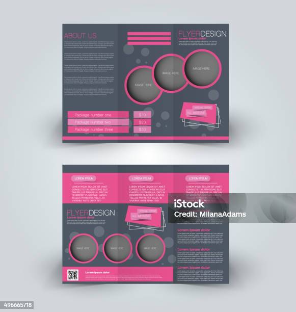 Flyer Template Business Brochure Editable A4 Poster向量圖形及更多三摺小冊子圖片 Istock