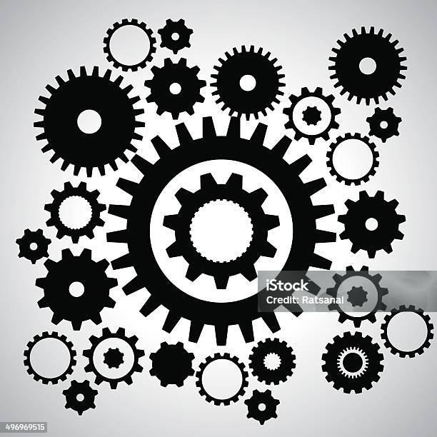Gears 일러스트 강철에 대한 스톡 벡터 아트 및 기타 이미지 강철 건설 기계류 기계 부분 Istock