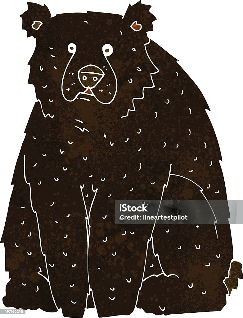 Cartoon Funny Black Bear Stock Illustration Download Image Now Bear Bizarre Cheerful Istock