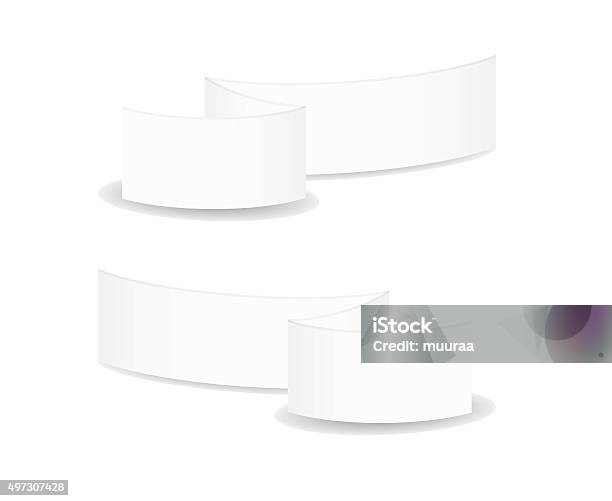 White Blank Folded Paper Stock Illustration - Download Image Now - 2015 ... White Blank Folded Paper Stock Illustration - Download Image Now - 2015 ...