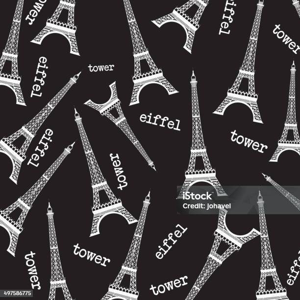Eiffel Tower 건축에 대한 스톡 벡터 아트 및 기타 이미지 건축 관광객 국제 관광명소 Istock