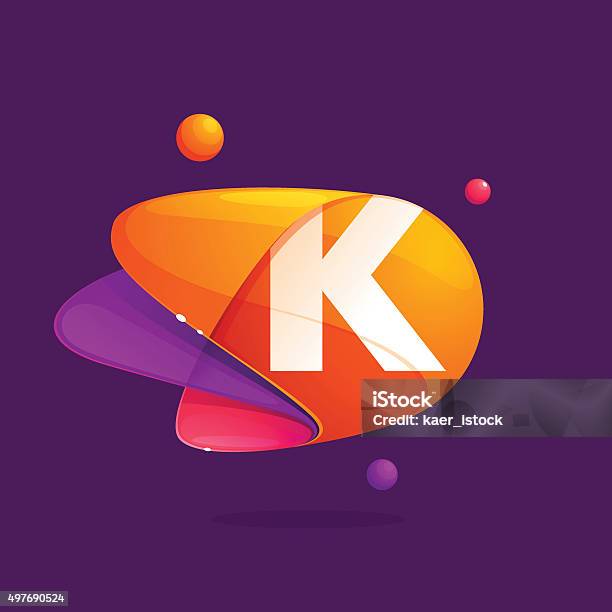 K 편지를 원자를 Orbits 색상화 아이콘크기 0명에 대한 스톡 벡터 아트 및 기타 이미지 0명 2015년 건강관리와