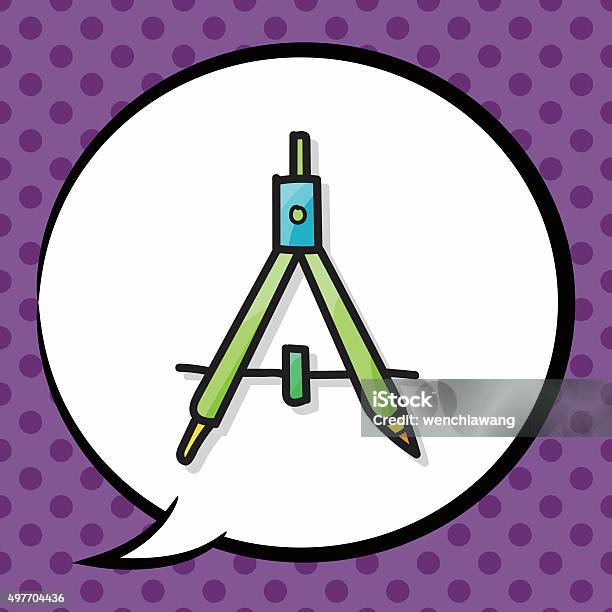 Compasses 백색과 낙서 말풍선을 2015년에 대한 스톡 벡터 아트 및 기타 이미지 2015년 교육 그리기 Istock