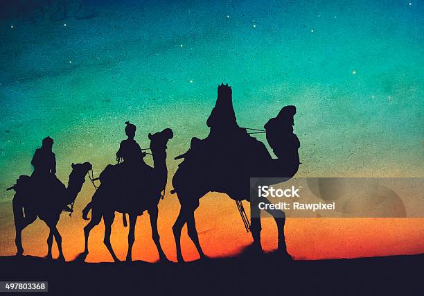3 열왕기 사막 베들레헴의 별 Nativity 컨셉입니다 동방 박사에 대한 스톡 사진 및 기타 이미지 동방 박사 크리스마스