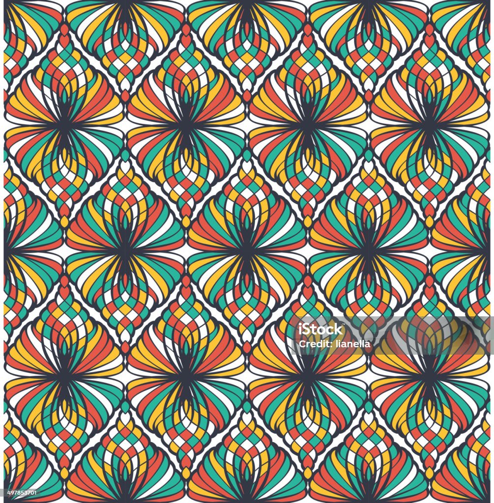 Mosaic Seamless Pattern Stock Illustration Download Image Now Abstract Art Art And Craft