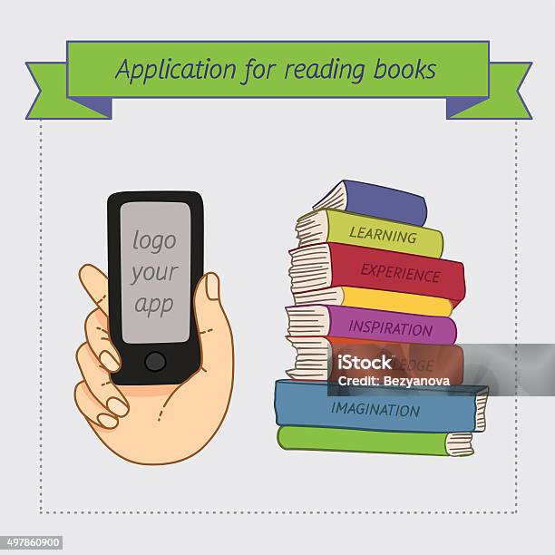 Demonstration Display Of A Mobile Phone Stock Illustration Download