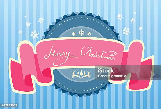 Kartu Ucapan Spanduk Selamat Natal Dan Selamat Tahun Baru Ilustrasi
