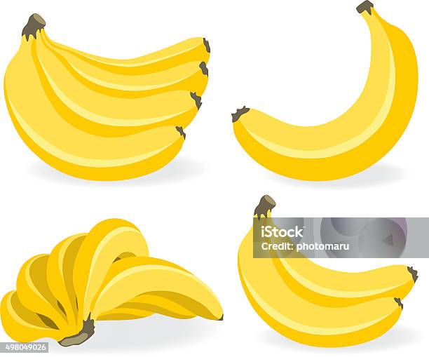 Buah Pisang Segar Koleksi Ilustrasi Vektor Ilustrasi Stok Unduh
