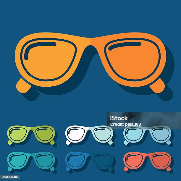 Flat Design Sunglasses Stock Illustration Download Image Now Abstract Arts Culture And