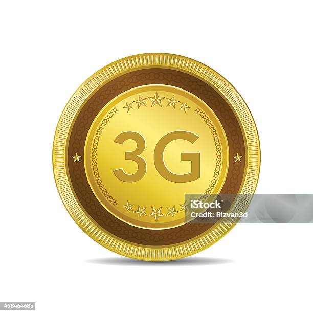 3 G 팻말 작은창자 골드 벡터 버튼을 아이콘크기 가장자리에 대한 스톡 벡터 아트 및 기타 이미지 가장자리 동전 벡터