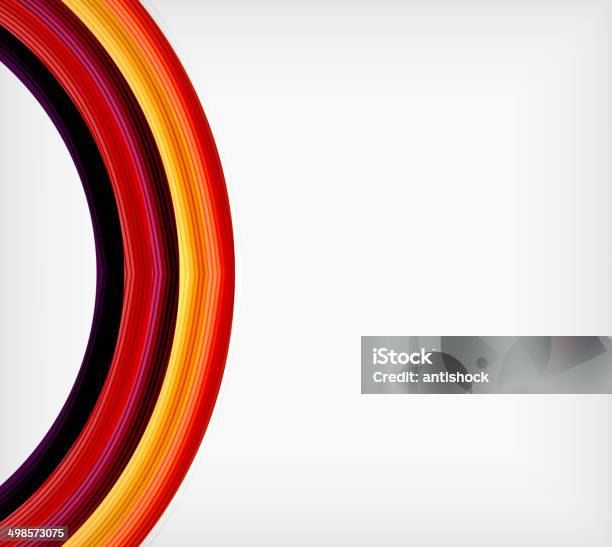 Rainbow 색상 흔들다 추상화 디자인식 형판 0명에 대한 스톡 벡터 아트 및 기타 이미지 0명 곡선 구도 Istock