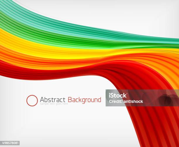 Rainbow 색상 흔들다 추상화 디자인식 형판 0명에 대한 스톡 벡터 아트 및 기타 이미지 0명 곡선 구도 Istock