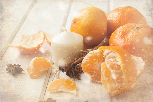 Tangerines 시나몬 스틱 팔각 및 캔들크리스마스 M 0명에 대한 스톡 사진 및 기타 이미지 0명 2015년 감귤