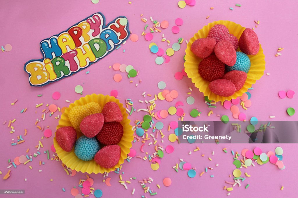 Birthday Celebration Candy And Confetti Background Happy Birthday Card ... Birthday Celebration Candy And Confetti Background Happy Birthday Card ...