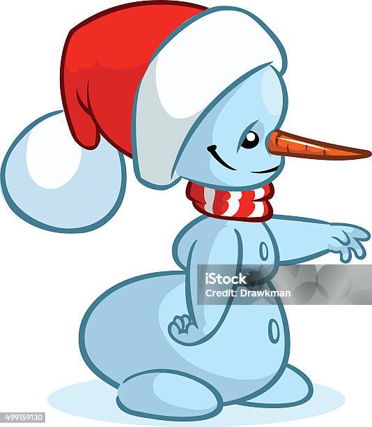 Manusia Salju Natal Dengan Topi Santa Dan Syal Bergaris Ilustrasi ... Manusia Salju Natal Dengan Topi Santa Dan Syal Bergaris Ilustrasi ...