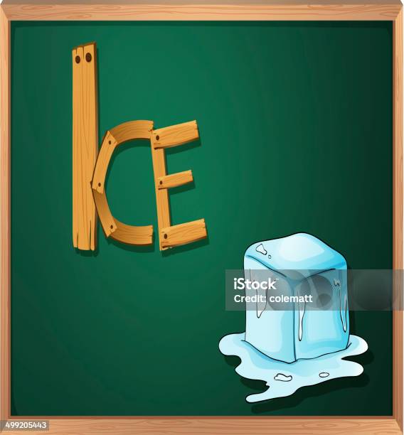 Blackboard 있는 빙판 가장자리에 대한 스톡 벡터 아트 및 기타 이미지 가장자리 각도 각얼음 Istock