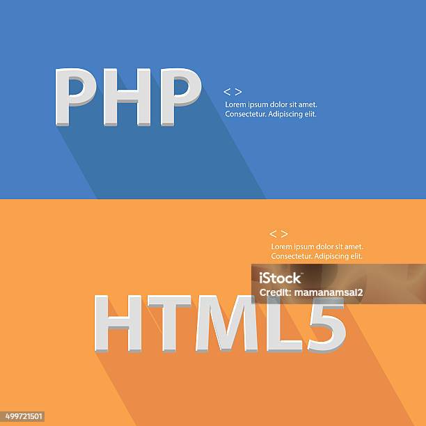 Php Html 5 と空白のテキストベクトル Htmlのベクターアート素材や画像を多数ご用意 Html Javascript