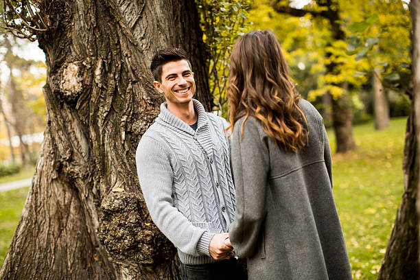 Free Stock Photo of Couple Standing Together Near Tree | Download Free ...