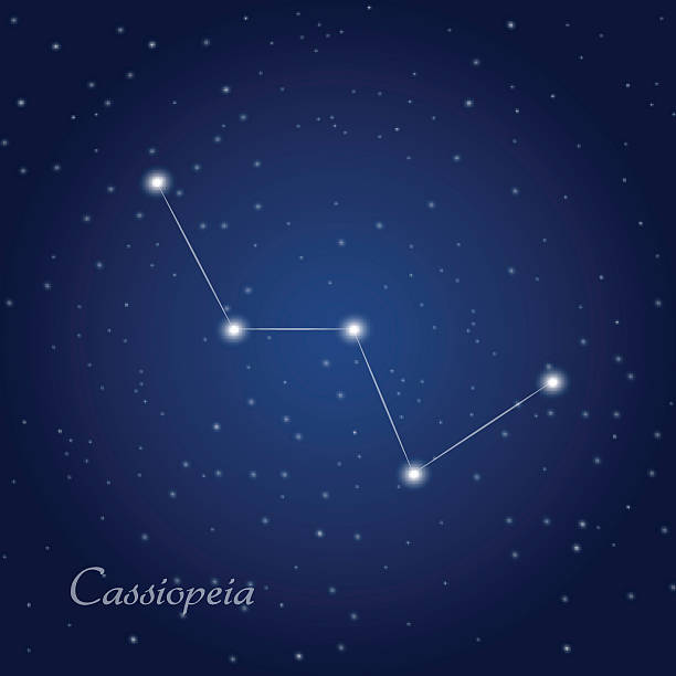 430 Cassiopeia Constellation Illustrations Stock Illustrations