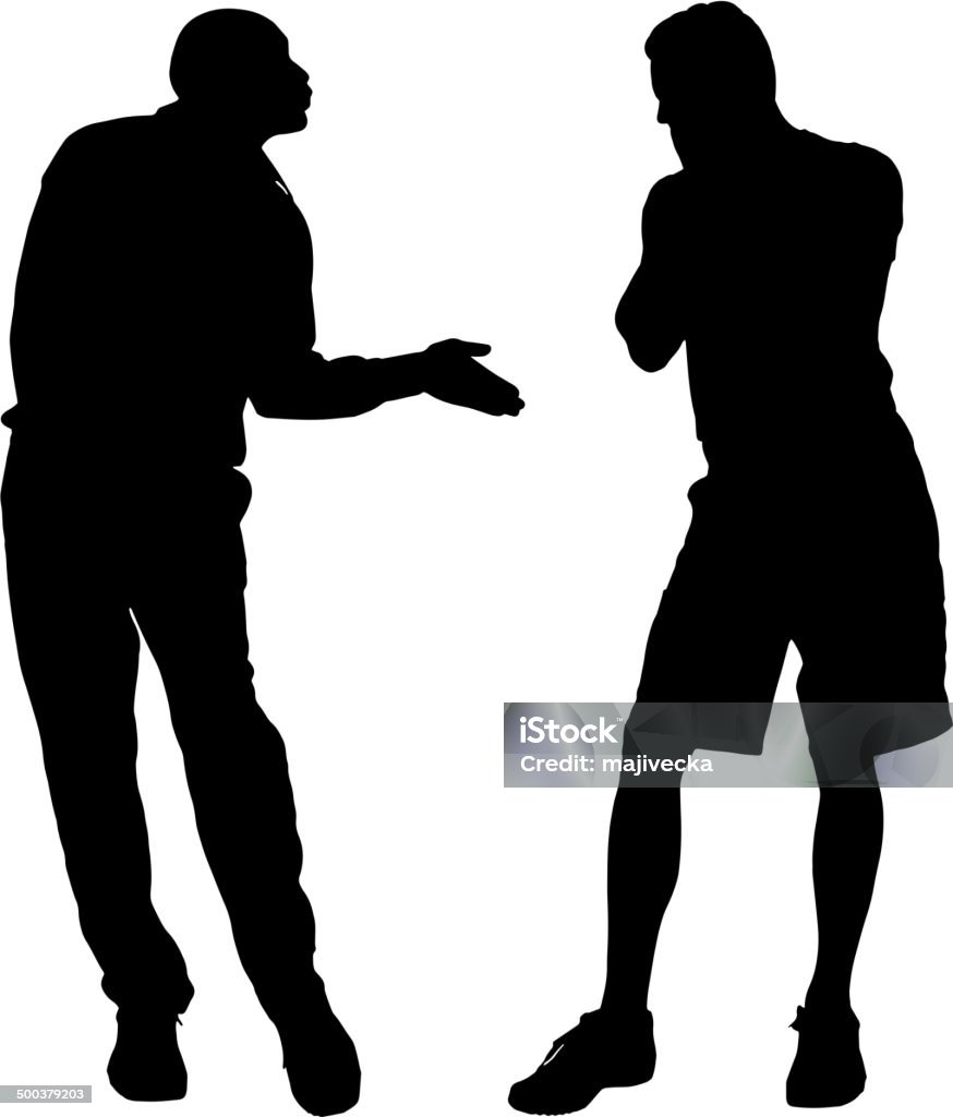 Vector Silhouettes Of Gay Stock Illustration Download Image Now