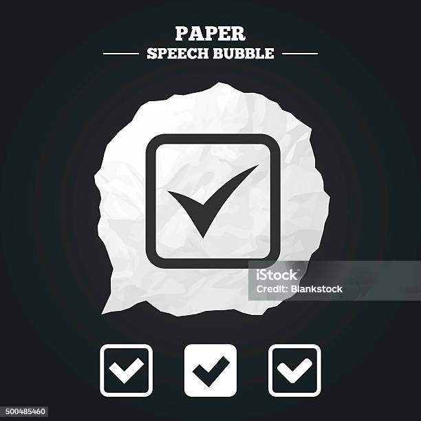 Periksa Tandatanda Kotak Centang Mengkonfirmasi Ikon Ilustrasi Stok Unduh Gambar Sekarang Istock