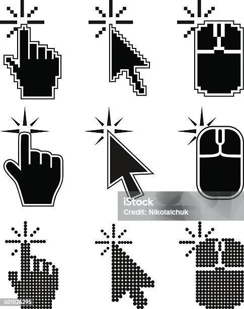 Klik Di Sini Kursor Mouse Diatur Ikon Klik Kiri Panah Tangan Dan Mouse ... Klik Di Sini Kursor Mouse Diatur Ikon Klik Kiri Panah Tangan Dan Mouse ...