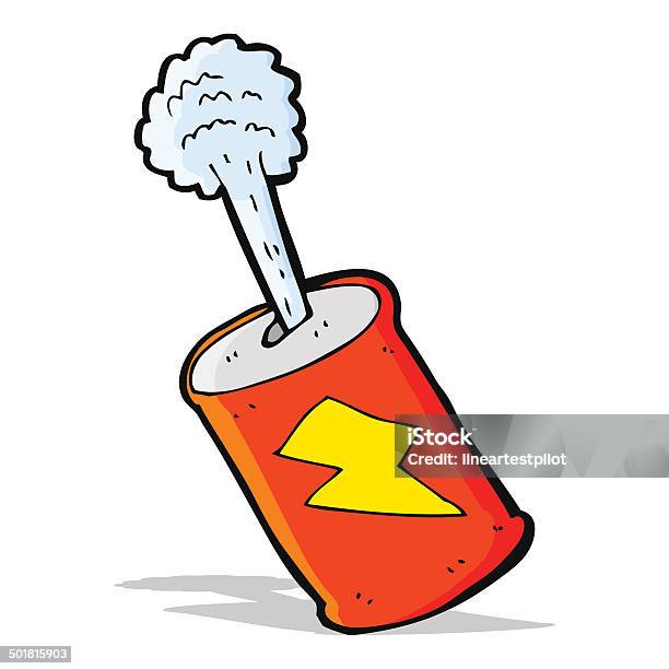 Cartoon Fizzing Soda Can向量圖形及更多剪貼畫圖片 剪貼畫 可樂 插圖 Istock
